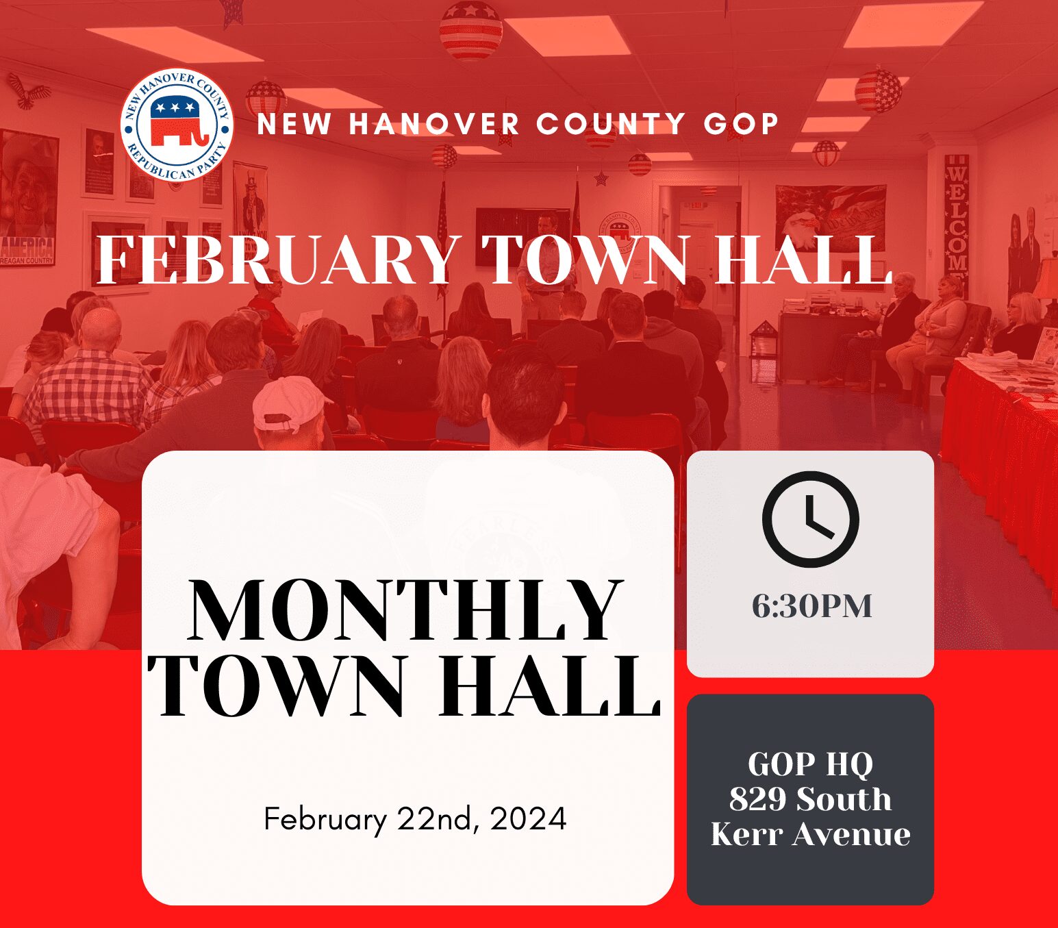 NHC GOP Town Hall Meeting | New Hanover County Republican Party